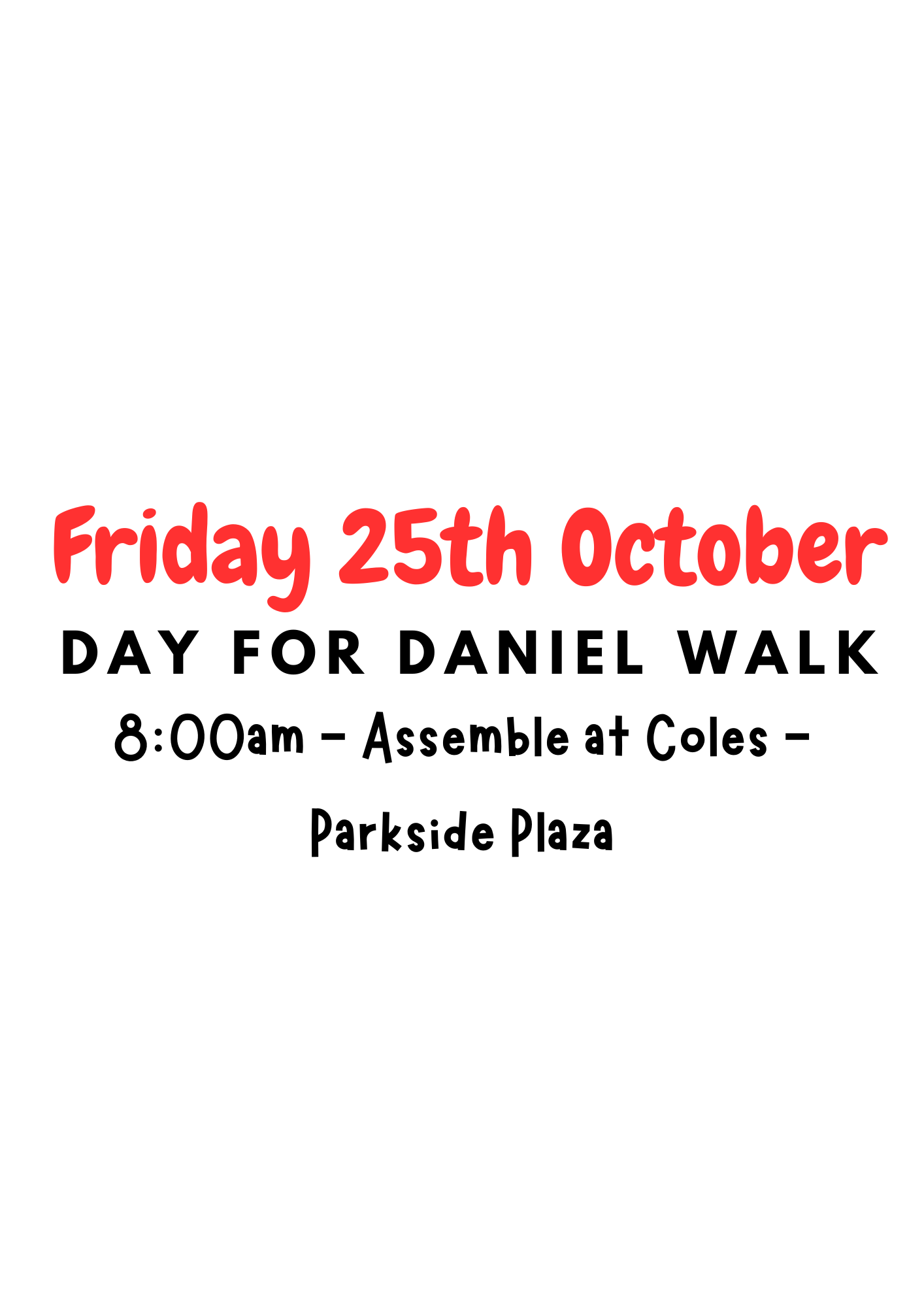 Day for Daniel Walk